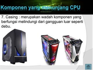 Presentasi seputar CPU | PPTX