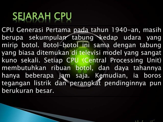 Presentasi seputar CPU | PPTX
