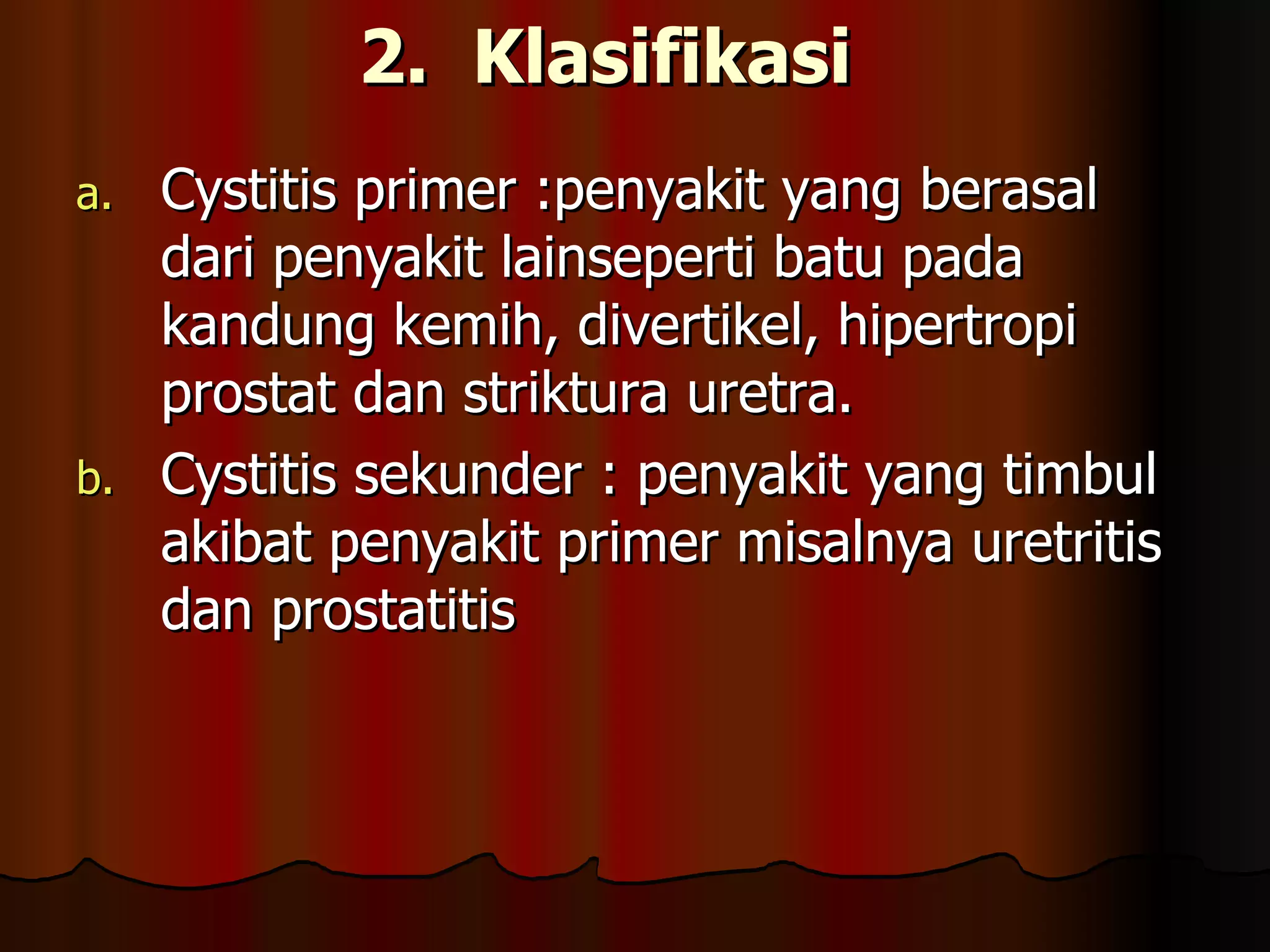 Presentasi cysdtitis | PPT