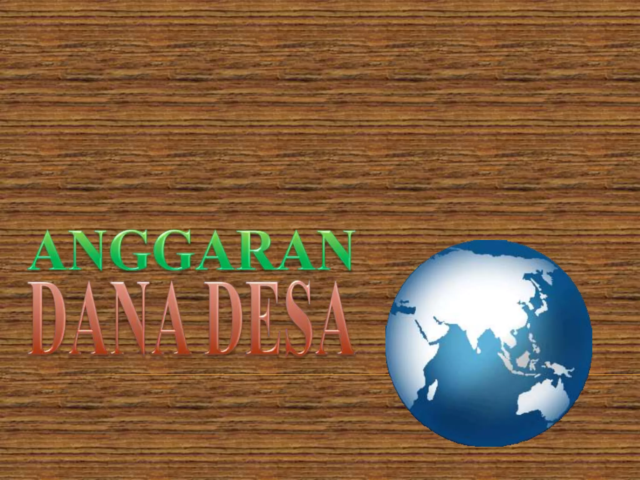 Presentasi dana desa | PPTX
