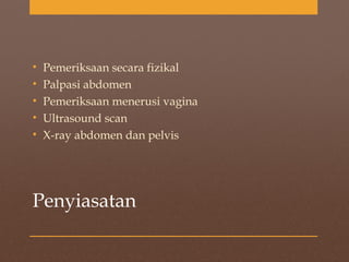 PRESENTASI DAN BARINGAN ABNORMAL - KEADAAN BERKAITAN DENGAN KEHAMILAN | PPT