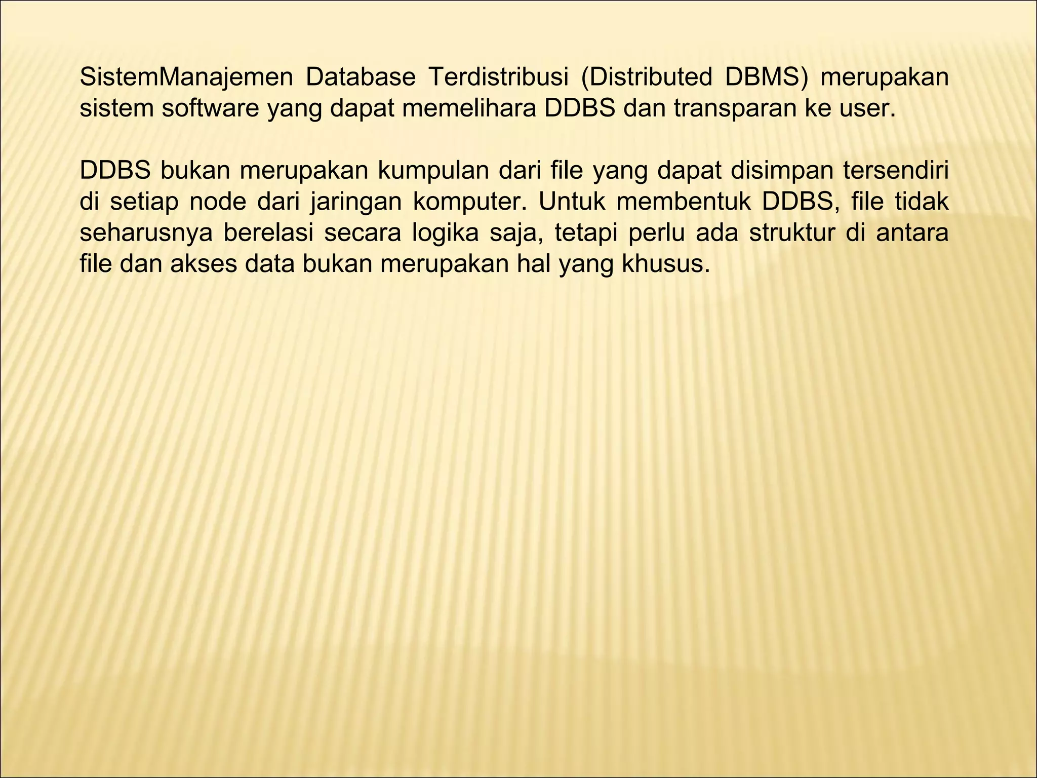 Presentasi database terdistribusi new 2 | PPT