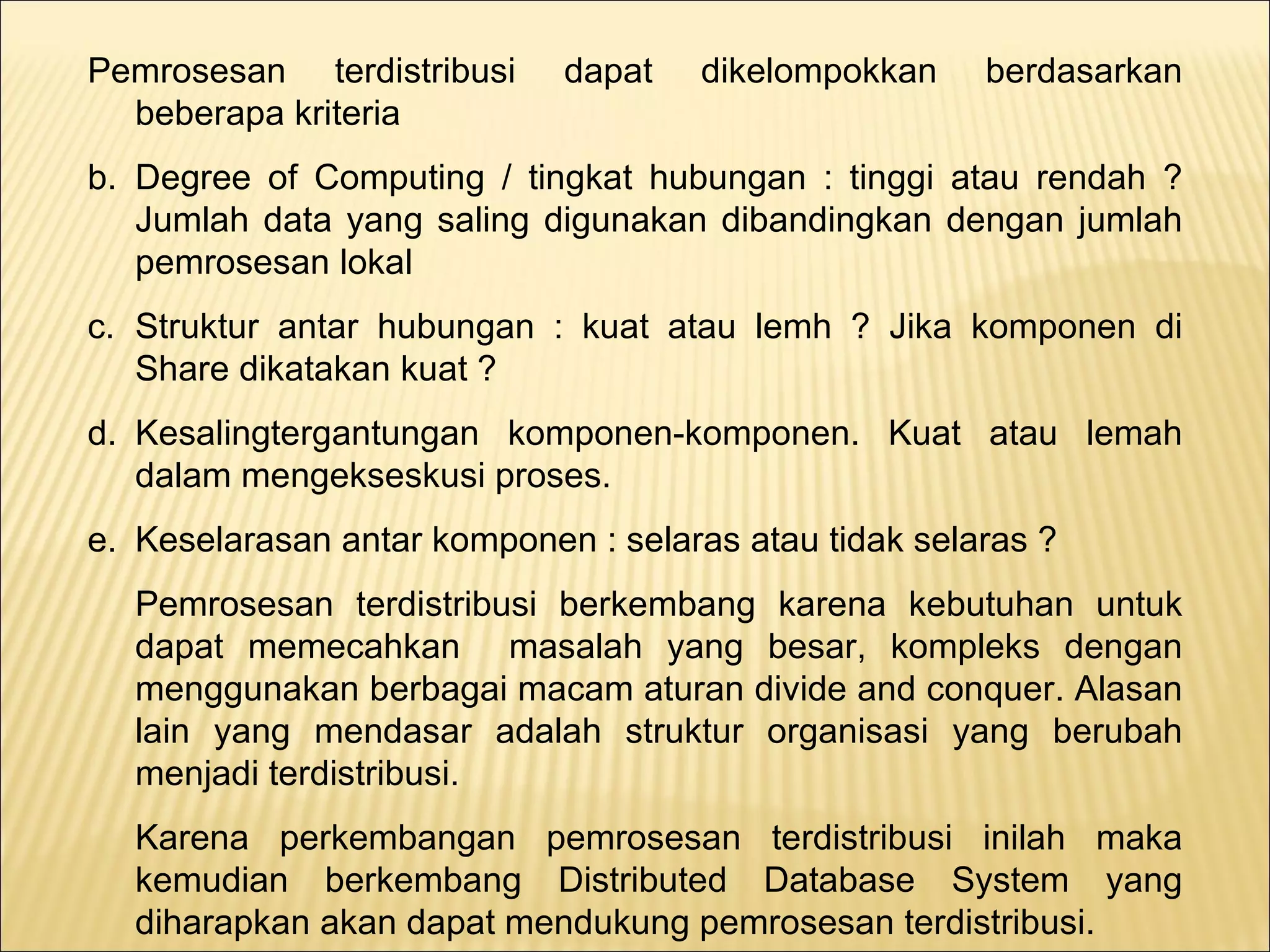 Presentasi database terdistribusi new 2 | PPT