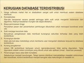 Presentasi database terdistribusi new 2 | PPT