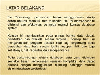 Presentasi database terdistribusi new 2 | PPT