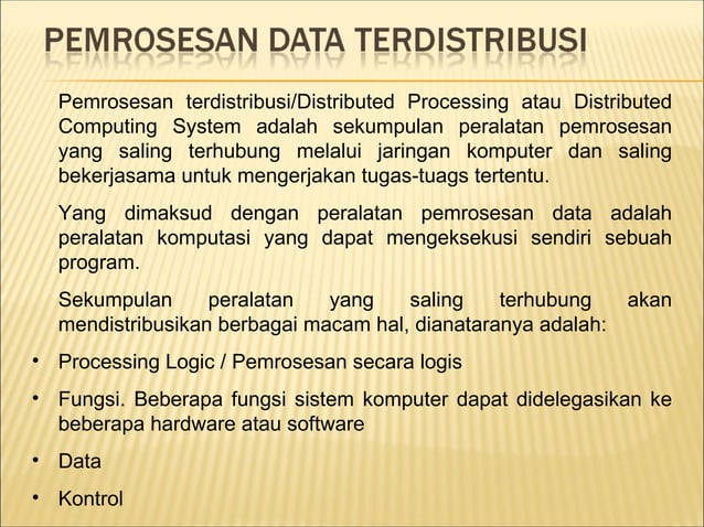 Presentasi database terdistribusi new 2 | PPT