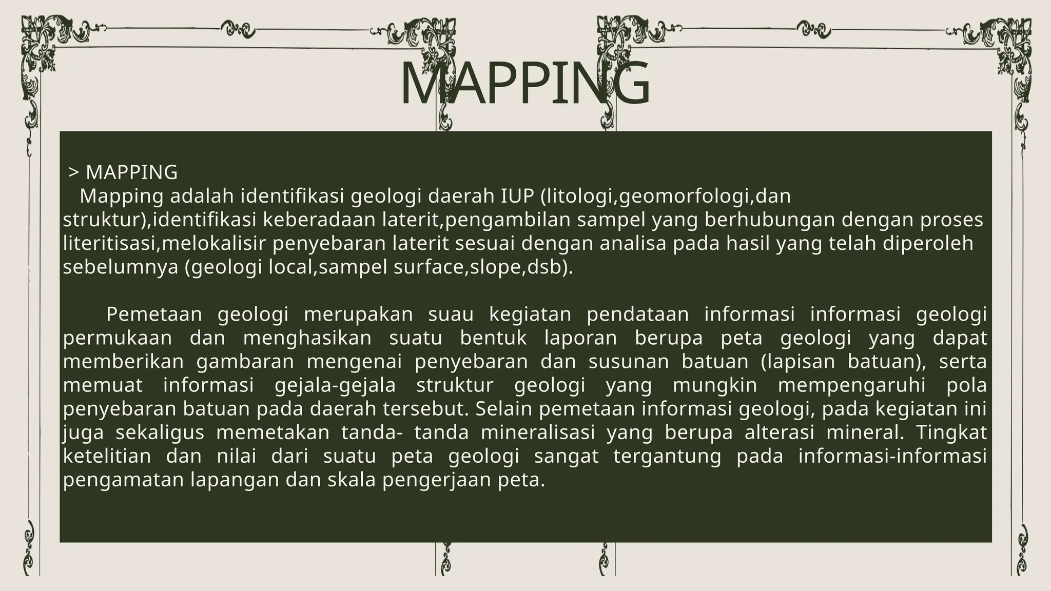 PRESENTASI DAVINA FIX PT GEOMIN ANTAM TBK | PPTX