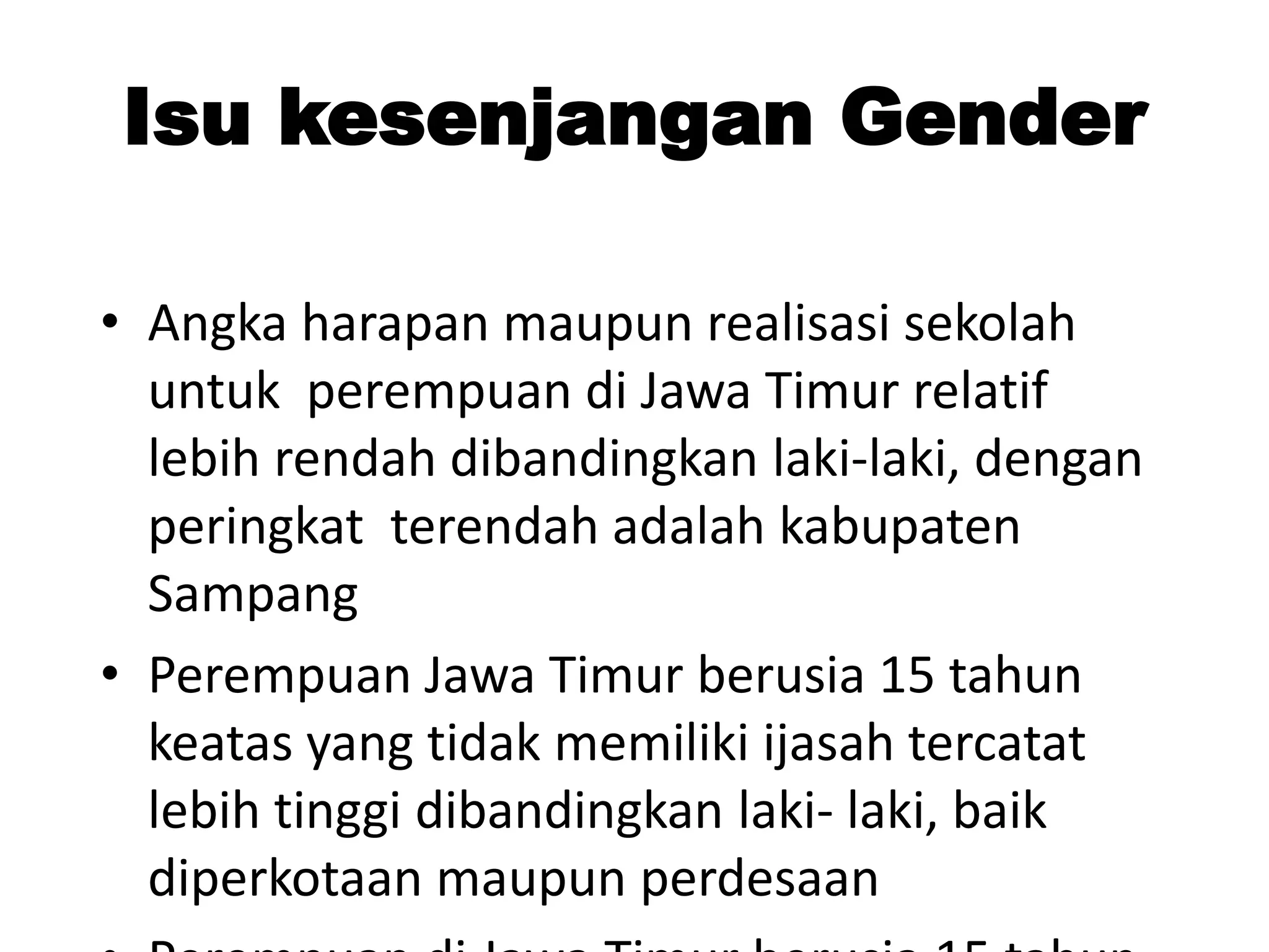 Gender, Pengarusutamaan Gender Dan Perencanaan Penganggaran Responsif ...