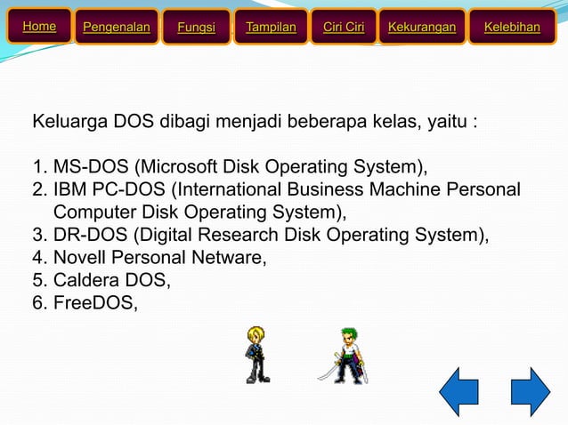 Presentasi DOS (Disk Operating System) | PPT | Free Download