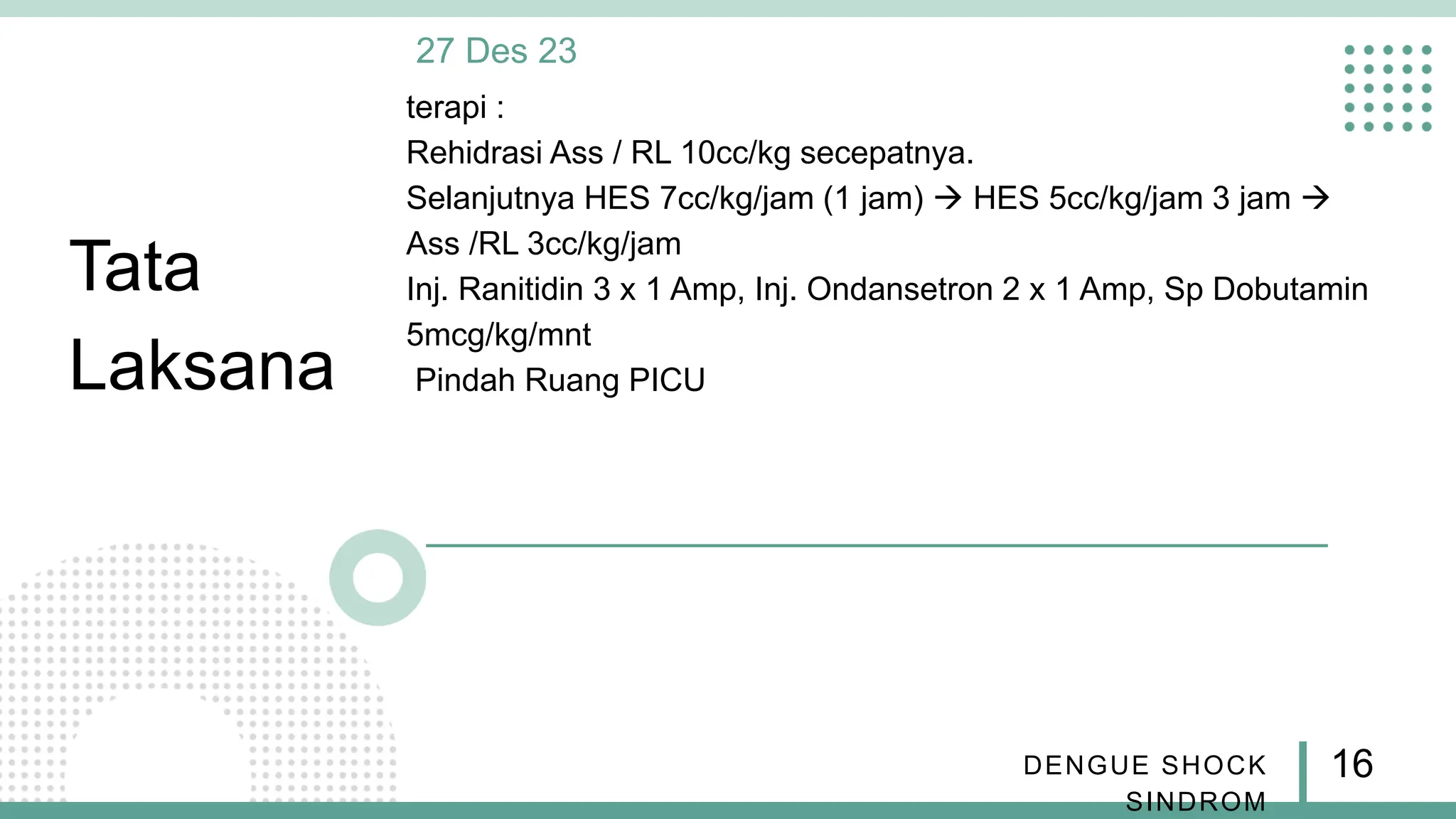 presentasi dengue shock syndrome by dr. Ivan Sp.A | PPTX