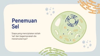 Presentasi Edukasi Menjelajahi Sel Secara Detail Gambaran Tangan Gaya ...