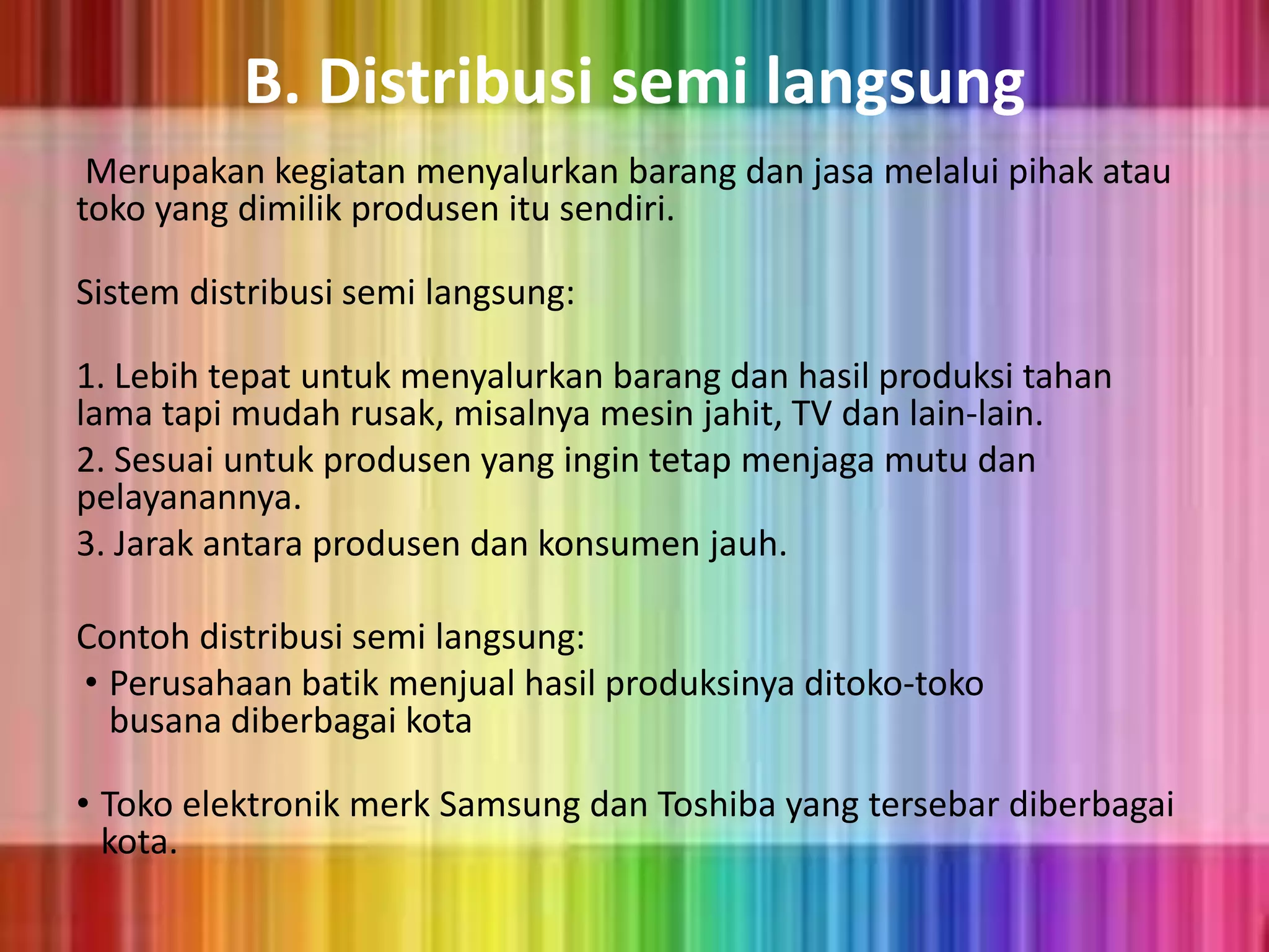 Presentasi ekonomi tentang distribusi | PPTX