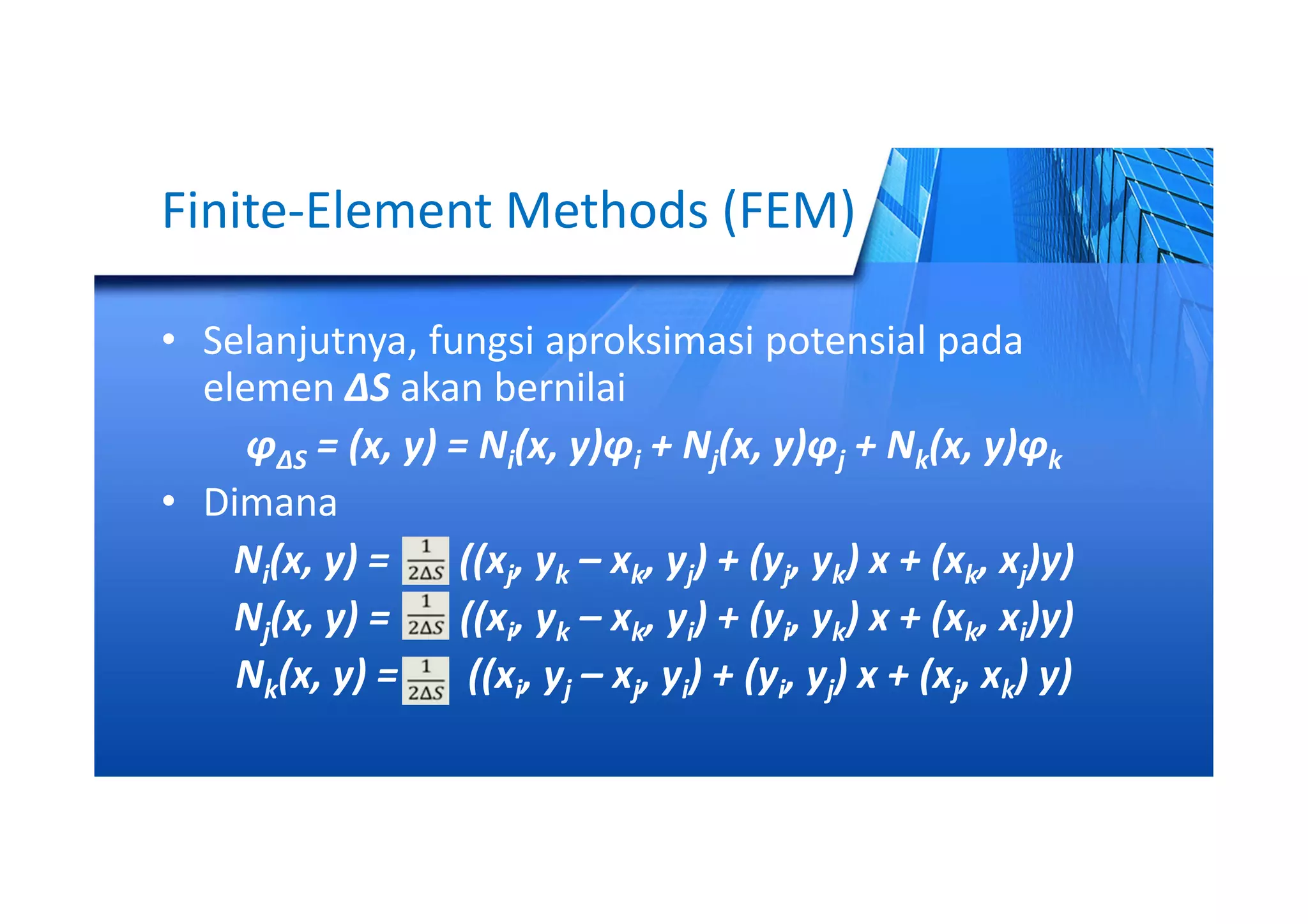 Finite Element Method (Metode Elemen Hingga) | PDF