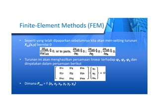 Finite Element Method (Metode Elemen Hingga) | PDF