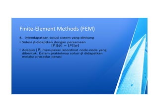 Finite Element Method (Metode Elemen Hingga) | PDF