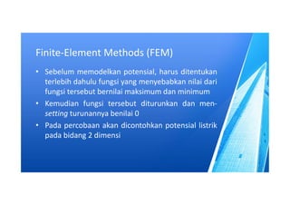 Finite Element Method (Metode Elemen Hingga) | PDF