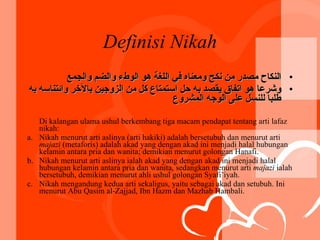 Presentasi Fiqh 11 (Nikah) | PPS
