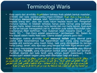 Presentasi Fiqh 12 (Waris) | PPS