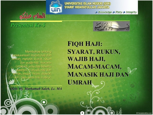 Presentasi Fiqh 5 | PPS