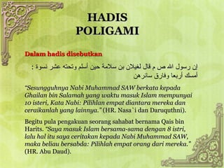 Presentasi Fiqh Poligami | PPS