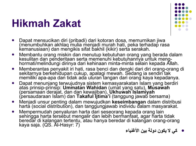 Presentasi Fiqh Zakat | PPS
