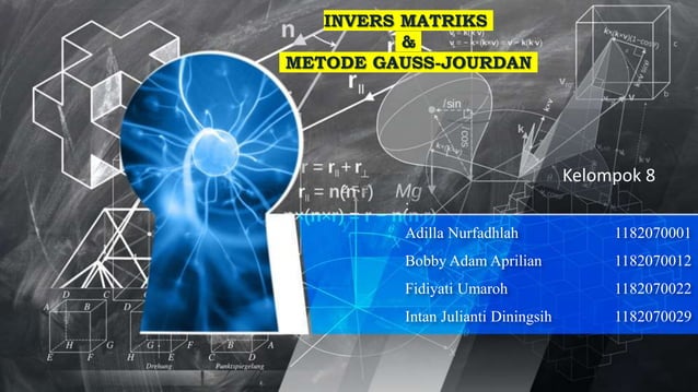 Presentasi fisika komputasi invers matrik gauss jordan dengan python | PPT