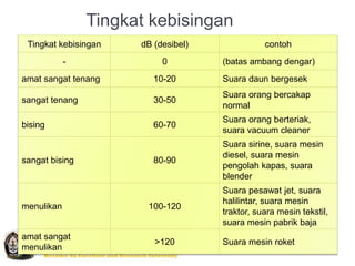 Presentasi fis ling kebisingan | PPTX