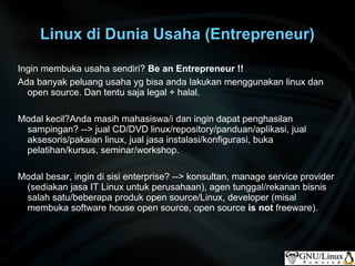 Presentasi linux fsl itb putu | PPT