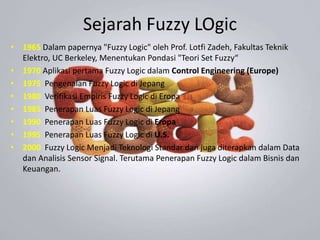 Presentasi fuzzy logic (Logika Fuzzy) | PPTX