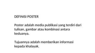 Presentasi Gaya Hidup Berkelanjutan - Mengolah Sampah dan Mebuat Poster.ppt