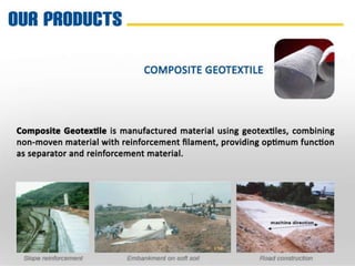 Geosinindo - Distributor Geosynthetic Indonesia ( Geotextile, Geogrid ...