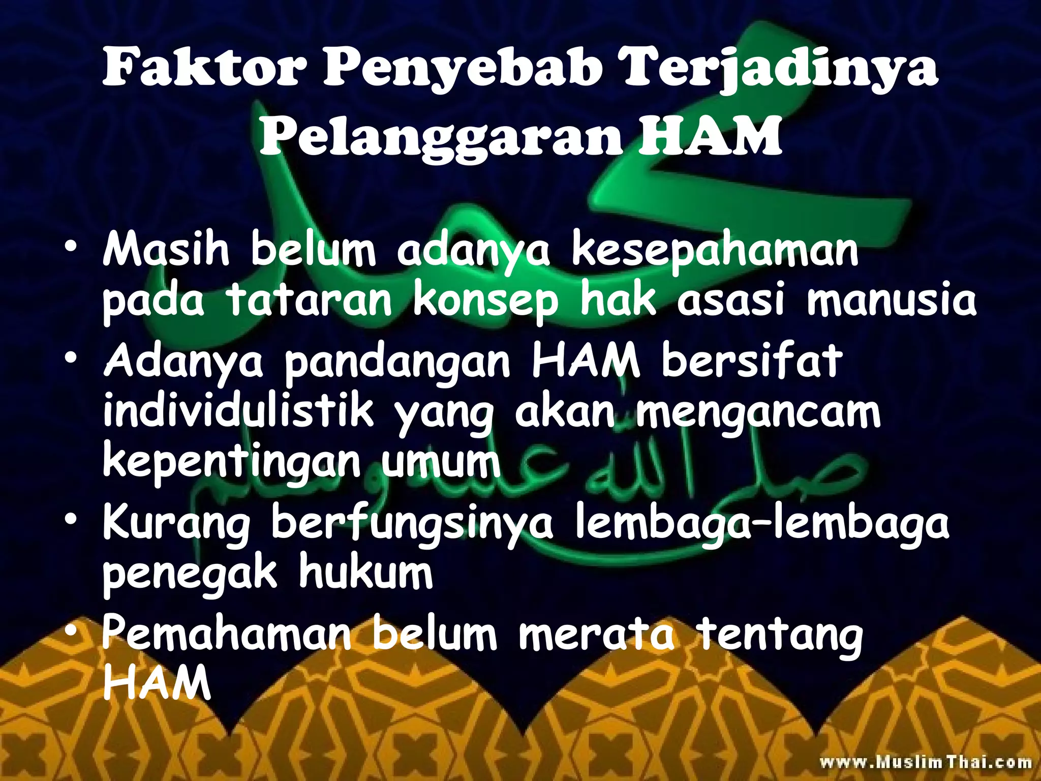 Presentasi ham | PPT