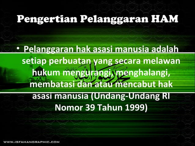Presentasi ham | PPT