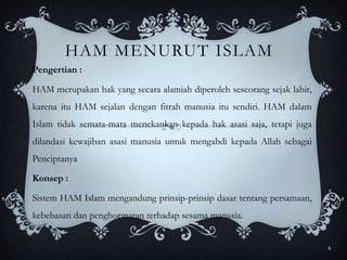 Hak Asasi Manusia dalam Islam | PPTX