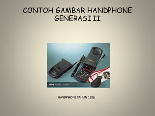 SEJARAH HANDPHONE | PPTX