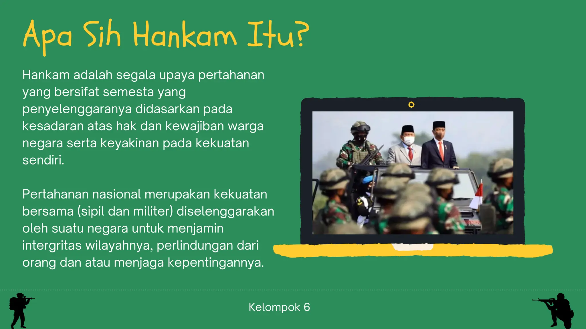 Presentasi Pertahanan Keamanan | PDF