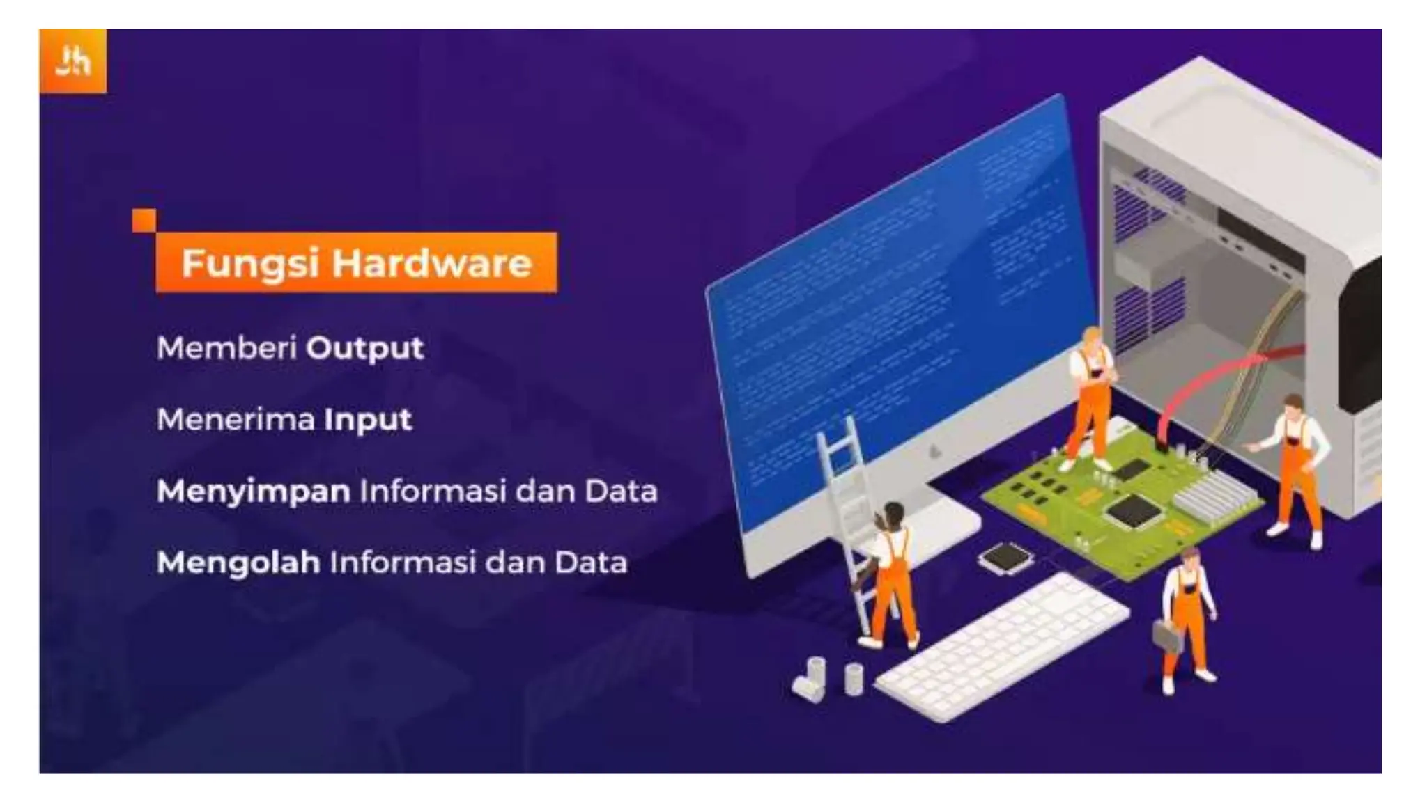 Presentasi Hardware (perangkat keras) pada MaPel Informatika Kelas 7 | PPTX