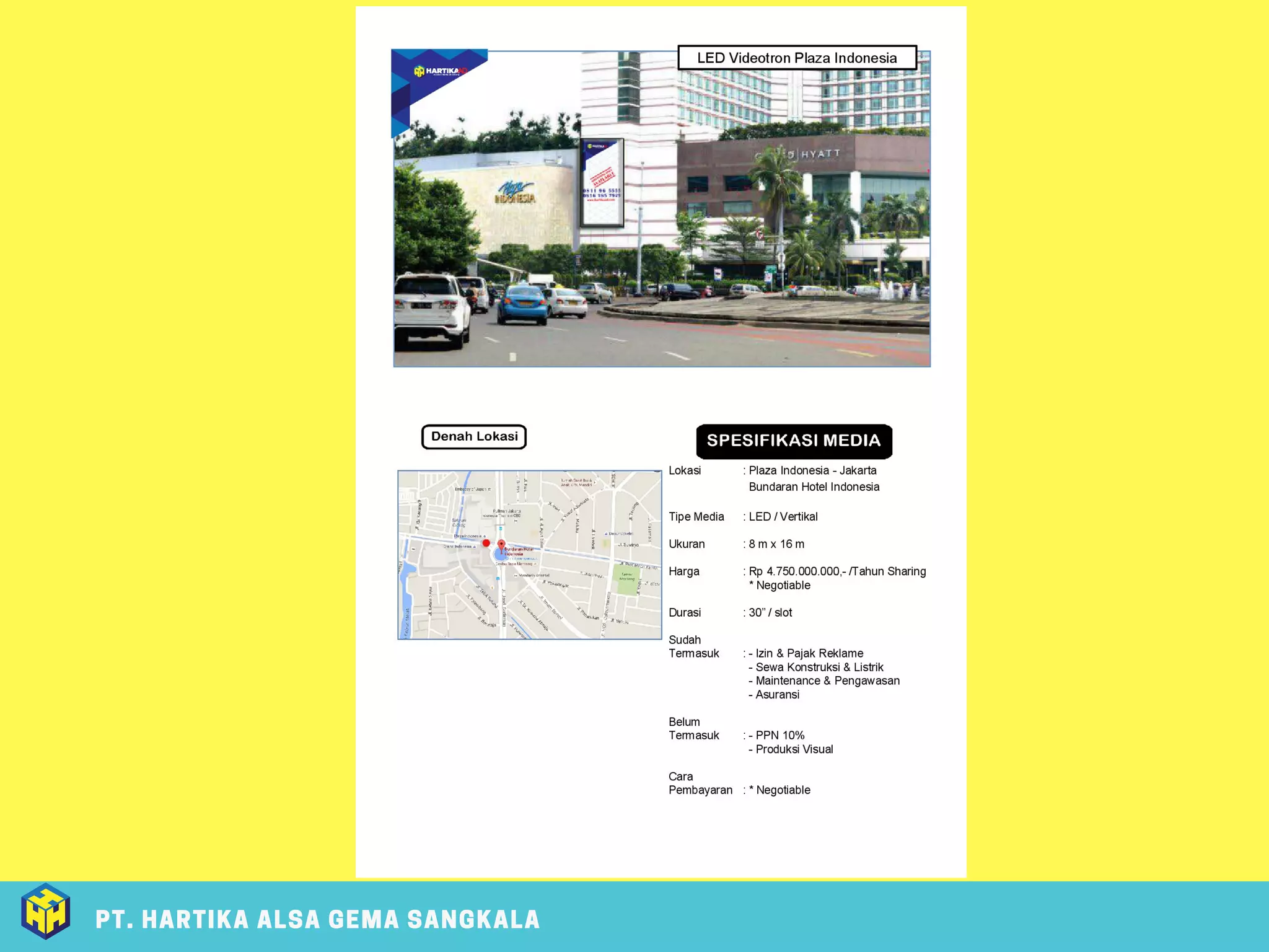 Presentasi Penawaran Lokasi Billboard | PDF