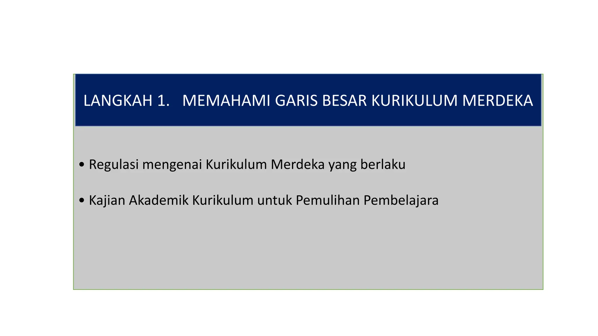 Sosialisasi implementasi Kurikulum Merdeka | PPT
