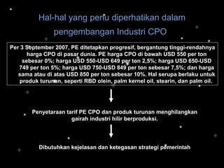 Presentasi Industri Cpo | PPT