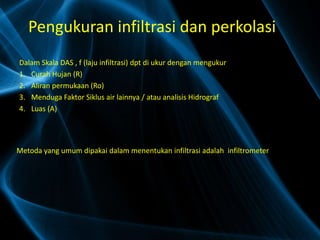 Presentasi infiltrasi | PPTX