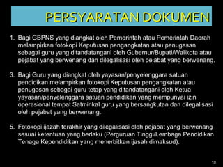 Presentasi Inpassing Guru Bukan Pns | PPT