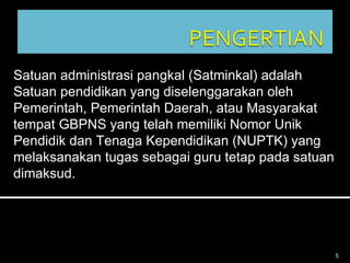 Presentasi Inpassing Guru Bukan Pns | PPT