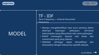 Job Recommendation System using TF-IDF machine learning | PPT