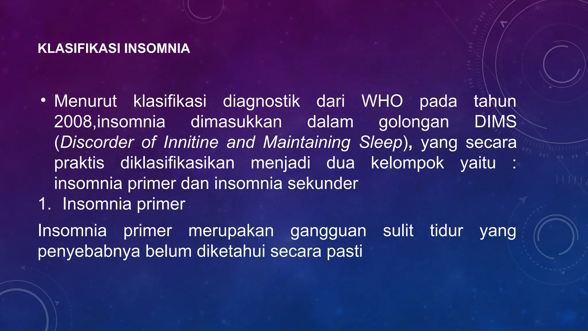 PRESENTASI MANAJEMEN NON FARMAKOLOGI INSOMNIA .pptx