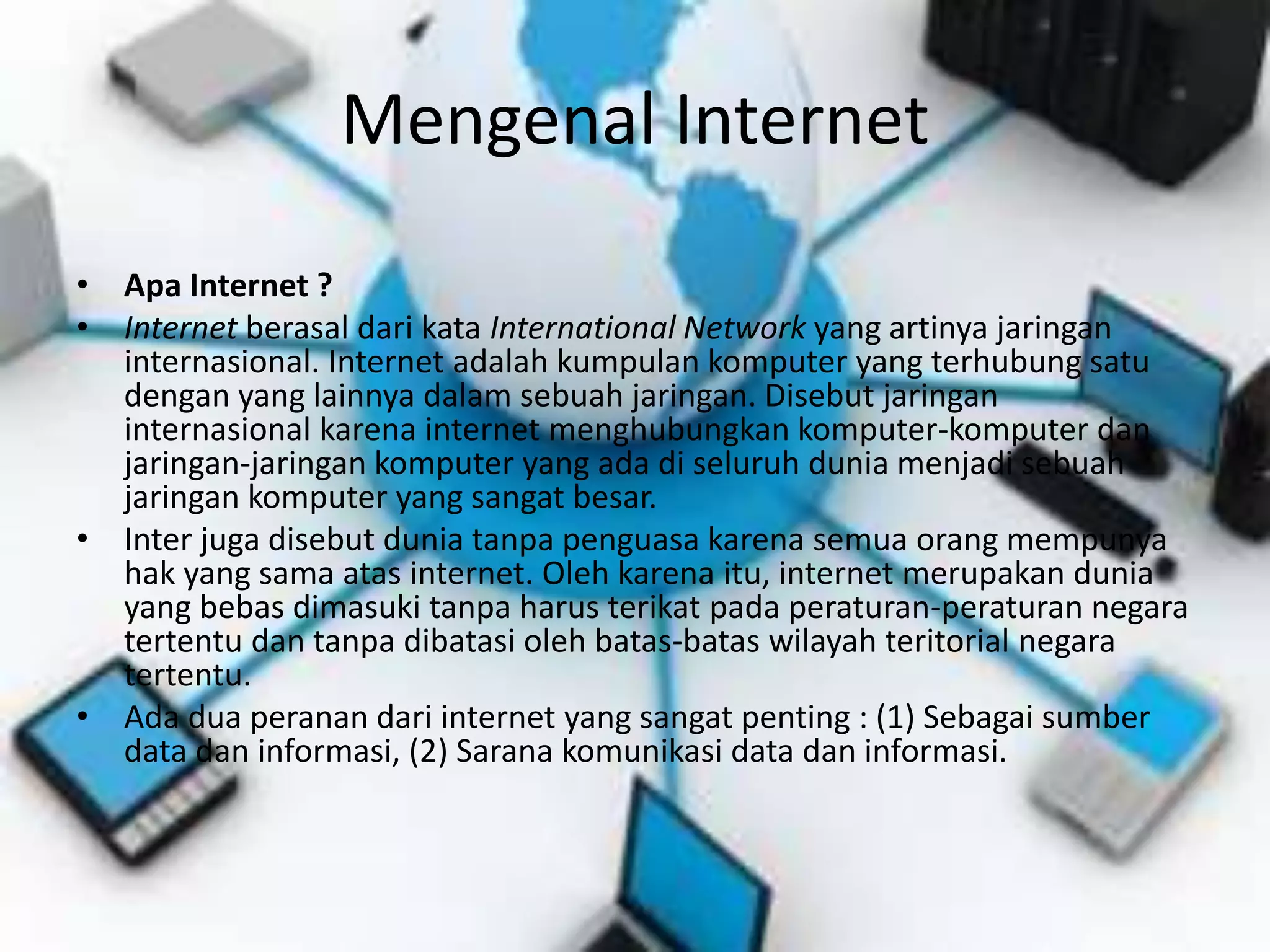 Presentasi internet | PPTX