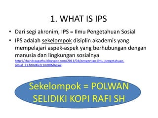 Presentasi ips | PPTX