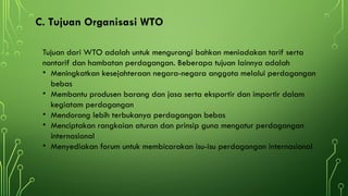 Presentasi IPS Dengan Materi Kapan didirikannya WTO(World Trade ...