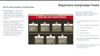 slide maraknya HOAX di era digital | PPTX
