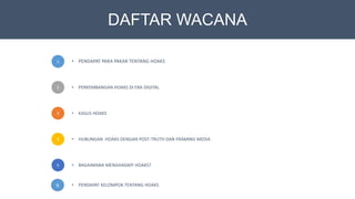 slide maraknya HOAX di era digital | PPTX